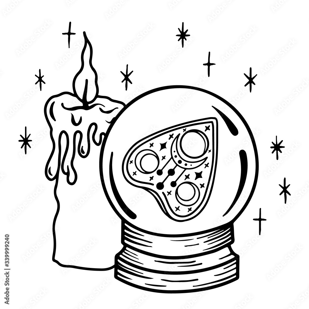 Magic Crystal Ball Drawing