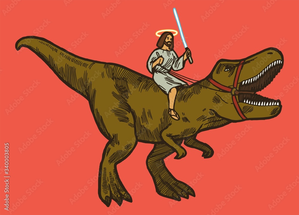 Jesus As A Dinosaur