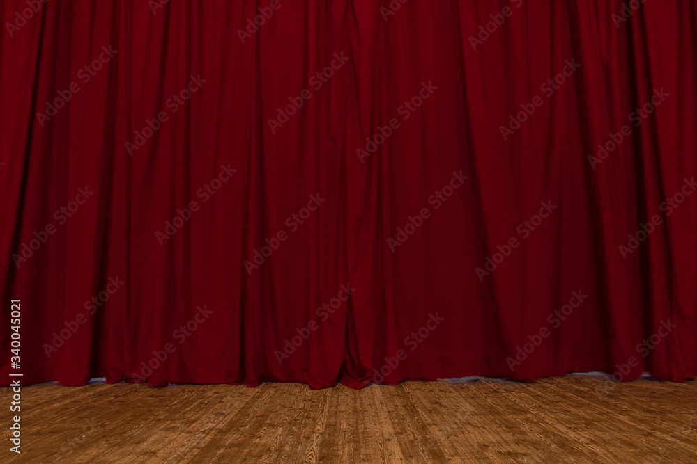 Theater curtain and stage light. Texture background for design. Stock ...