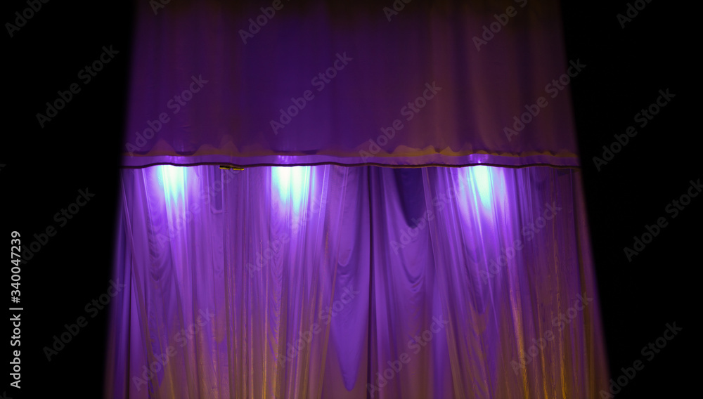Theater curtain and stage light. Texture background for design. Stock ...