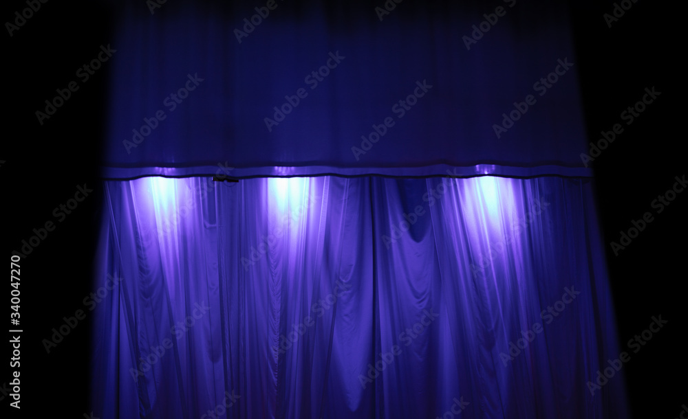 Theater curtain and stage light. Texture background for design. Stock ...