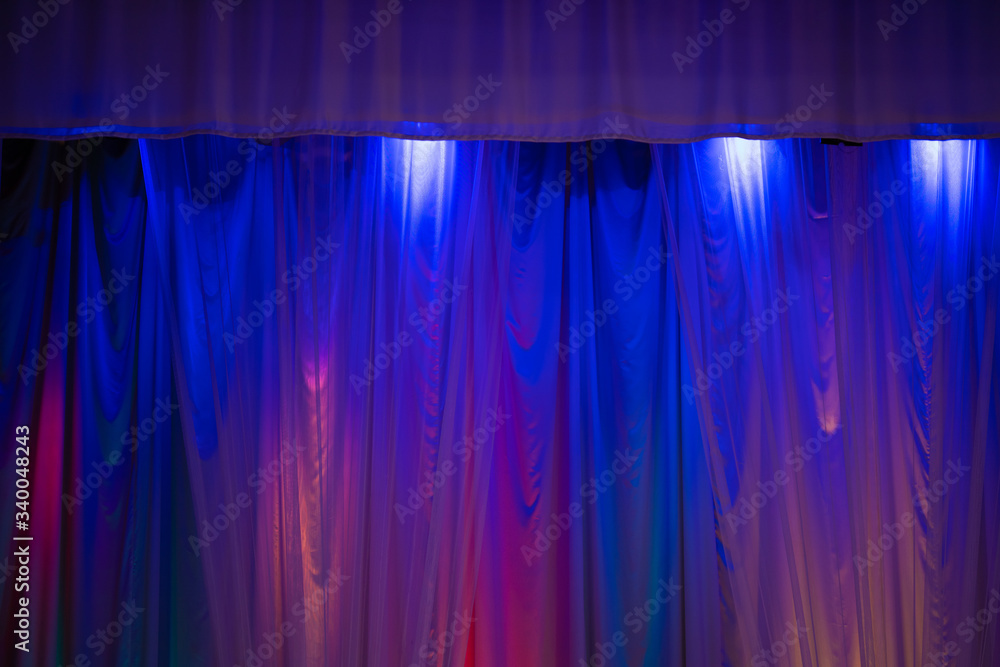 Theater curtain and stage light. Texture background for design. Stock ...