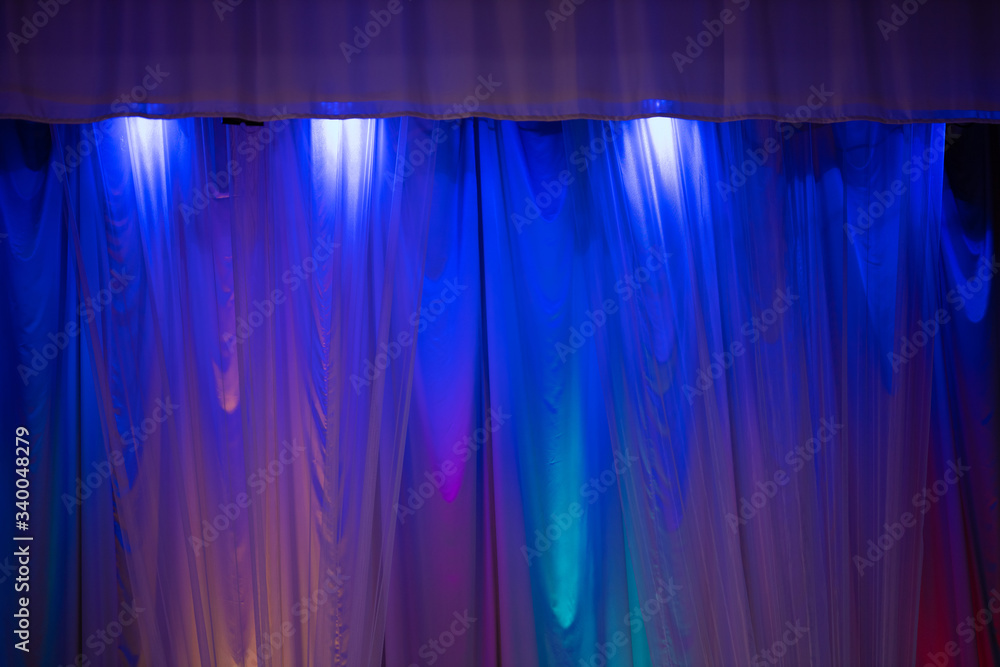 Theater curtain and stage light. Texture background for design. Stock ...