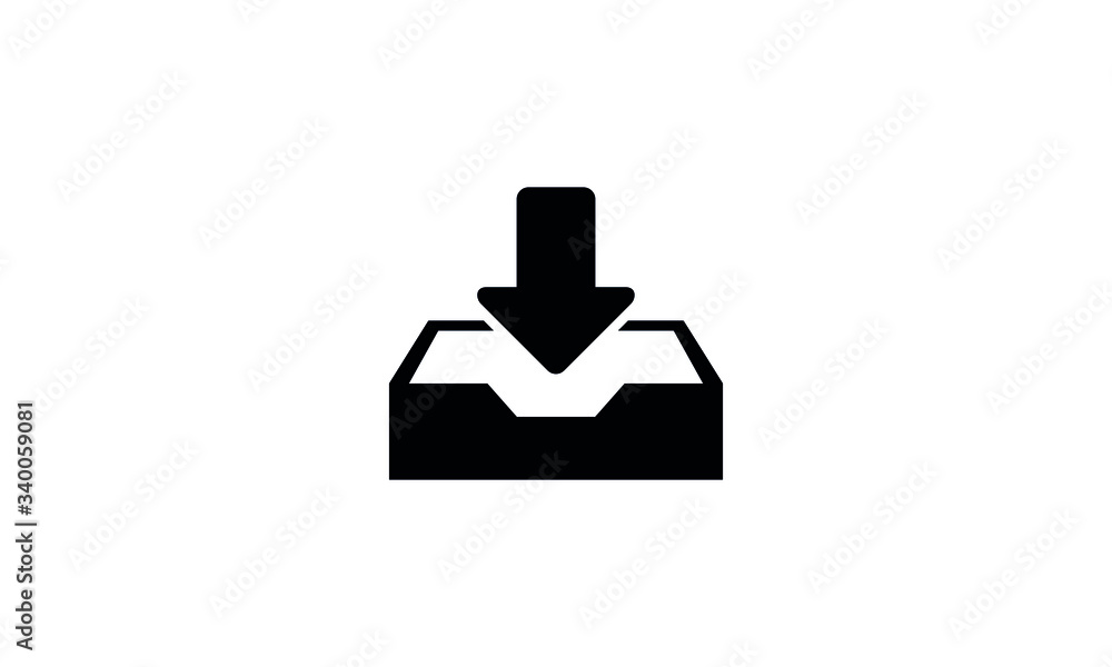 Download vector icon, install symbol. Modern, simple flat vector ...