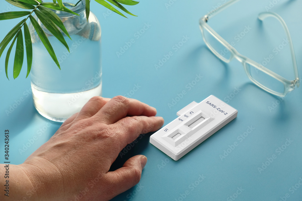 Rapid COVID-19 test for detection of specific antibodies IgM and IgG to ...