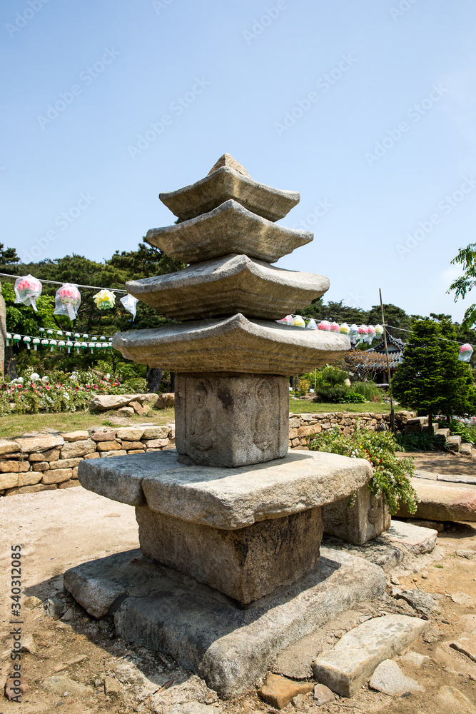 Anguksa Temple site in Dangjin-si, South Korea. Where there was a ...