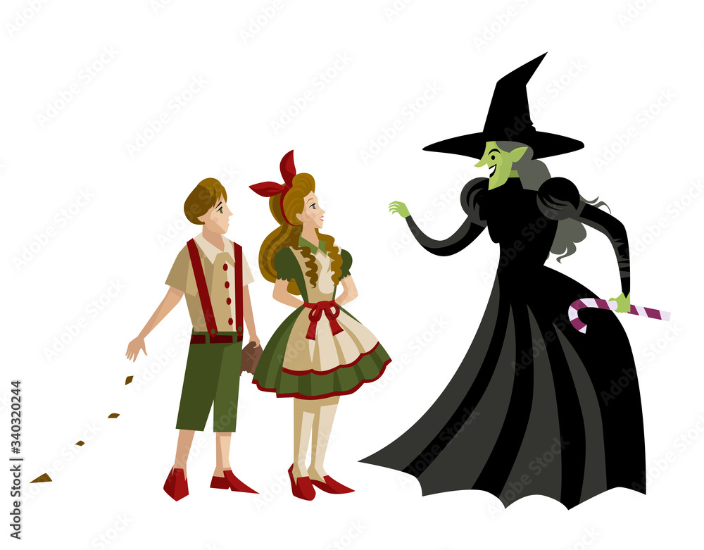 Hansel And Gretel Witch Drawing