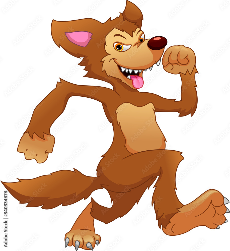 Wolf Running Animation