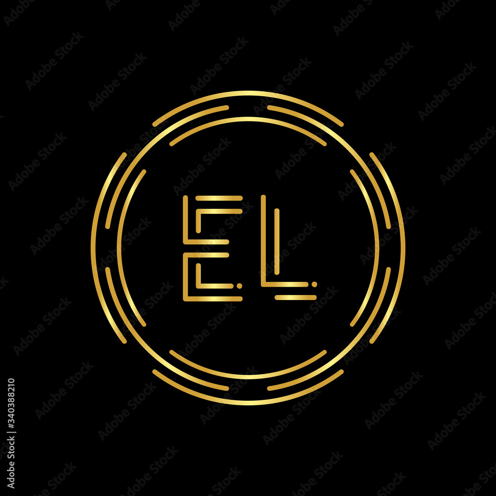 Initial EL Letter Logo With Creative Modern Business Typography Vector ... Initial EL Letter Logo With Creative Modern Business Typography Vector ...