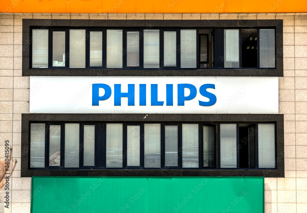 Ankara, Turkey : Philips company logo sign. Philips s a Dutch ...