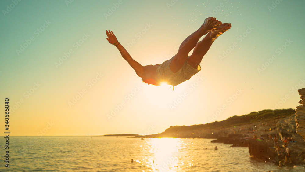 Sunset Cliff Diving