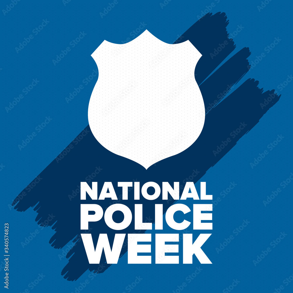 National Police Week in May. Celebrated annual in United States. In ...
