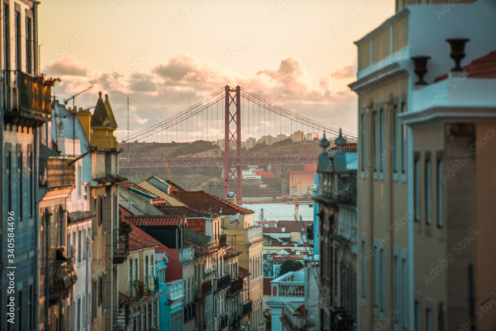 One Of The Most Beautiful Photos of Lisbon. A perfect sunset with a ...