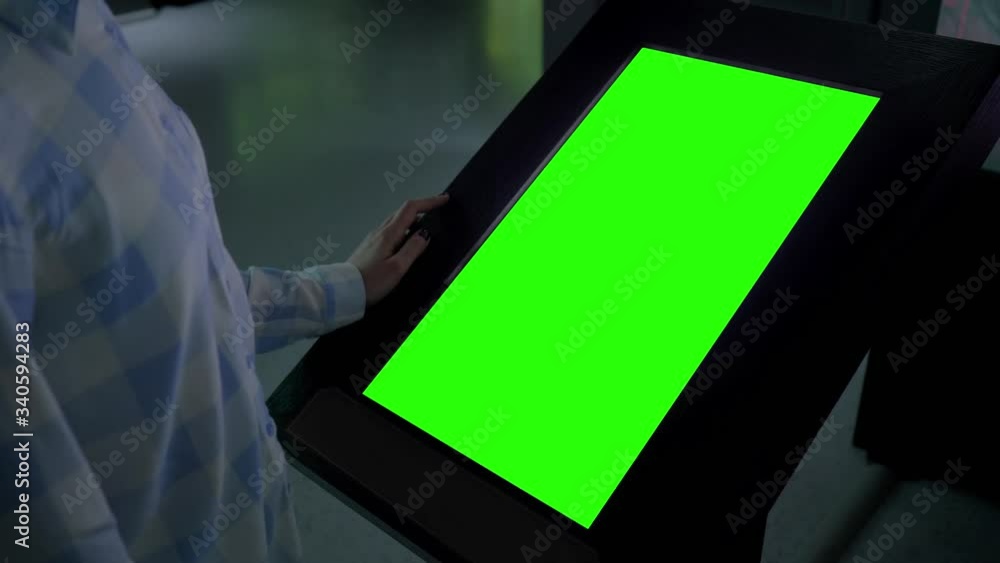 Green screen, mock up, future, template, chroma key, technology concept ...