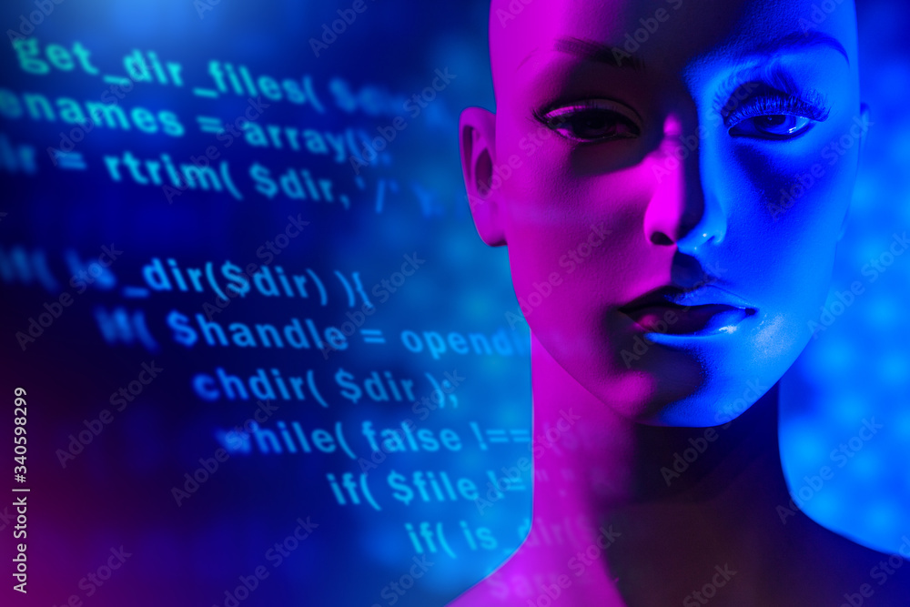 Programming. Concept - a specialist in computer science. Concept ...