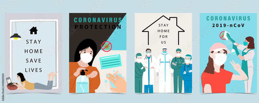 Novel coronavirus background and covid-19 concept design to prevent the ...
