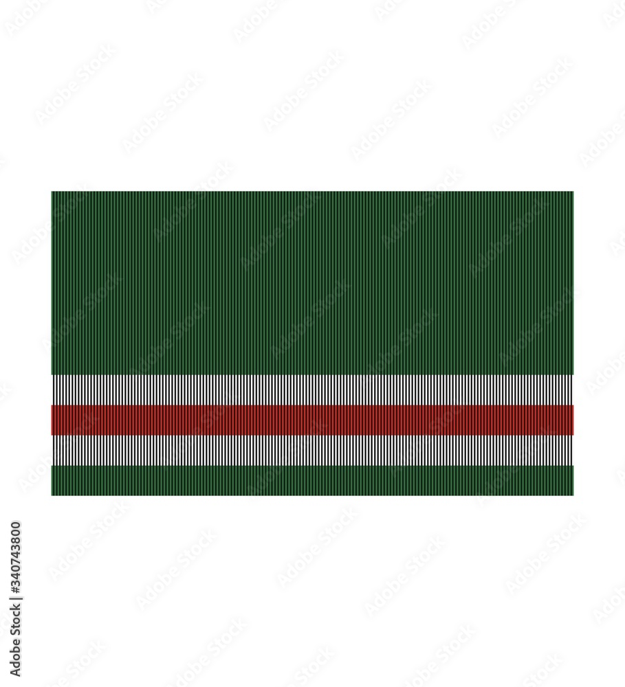 Flag of Chechnya. Chechen Flag Stock Vector | Adobe Stock