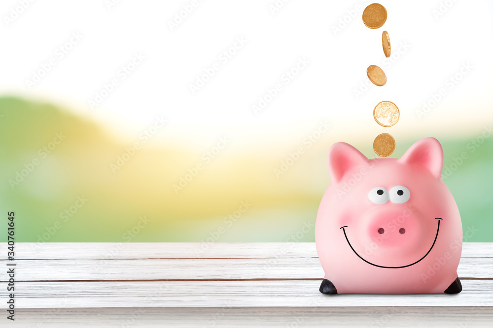 Smiling Piggy Bank