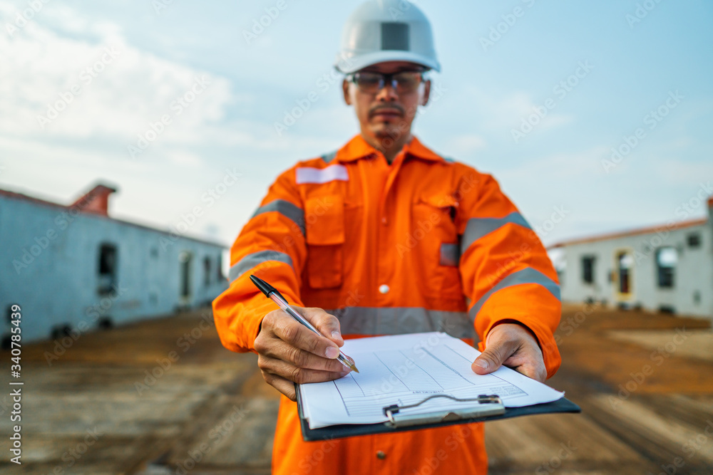 Filipino deck Officer on deck of offshore vessel or ship , wearing PPE ...