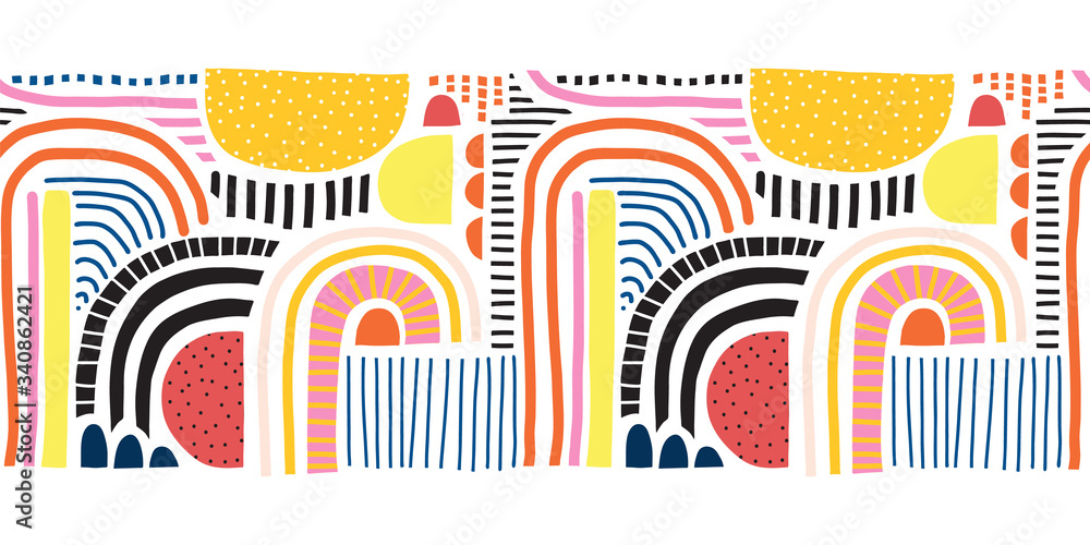 Abstract Line Art Kids