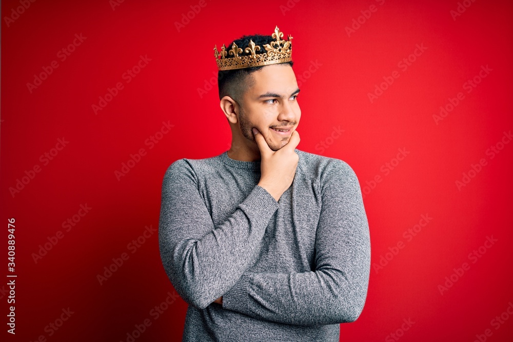 Real Prince Wearing Crown