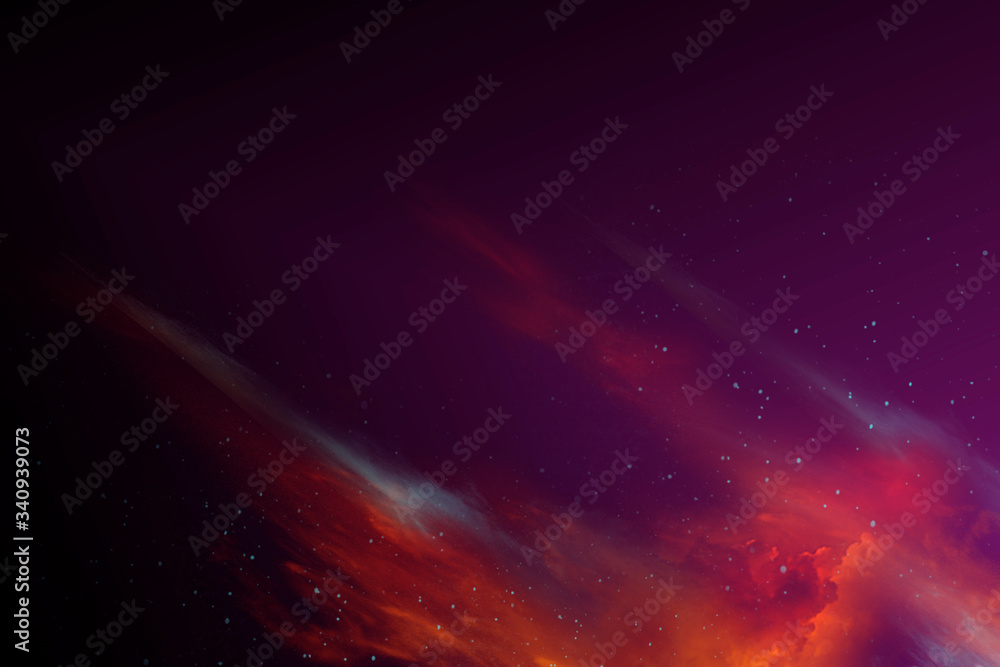 Outer space background Stock Photo | Adobe Stock