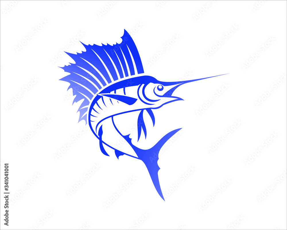 Vector illustration of Sailfish Stock Vector | Adobe Stock Vector illustration of Sailfish Stock Vector | Adobe Stock
