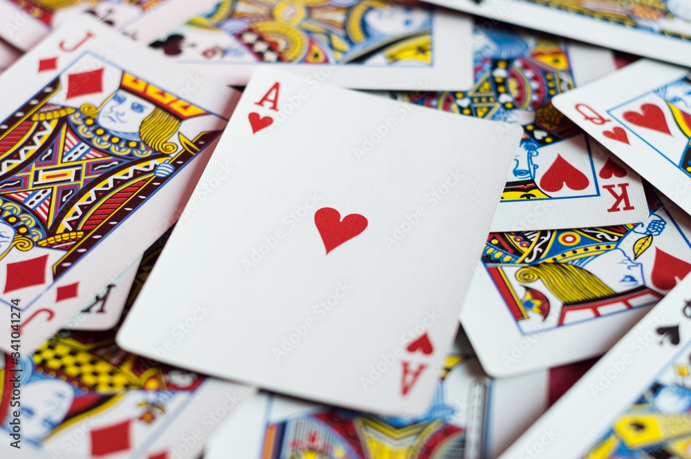 As de corazones Stock Photo | Adobe Stock