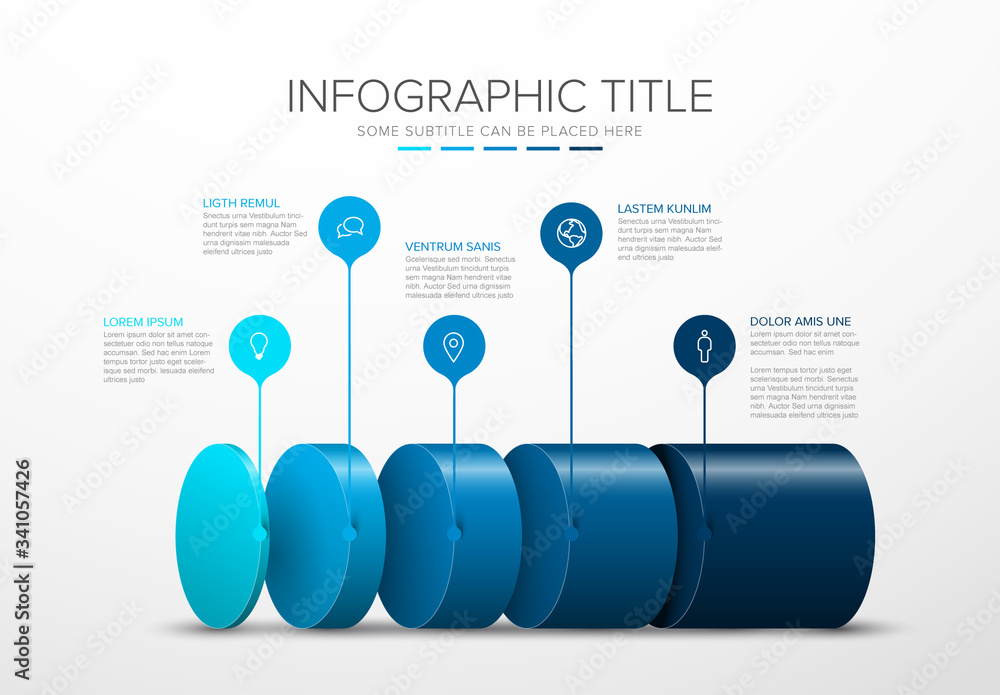Layers Infographic Layout Stock Template | Adobe Stock