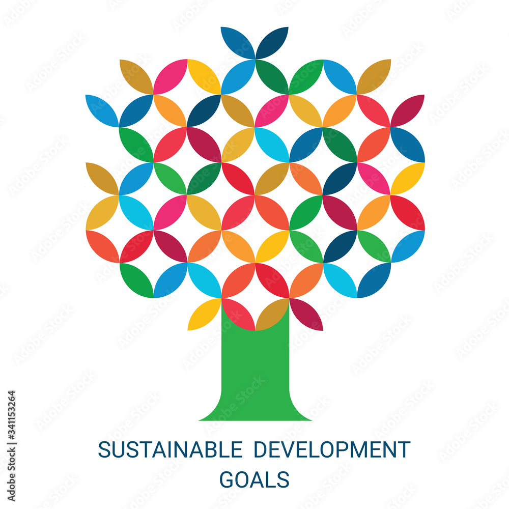 Sustainable Development Goals. Global vector de Stock | Adobe Stock