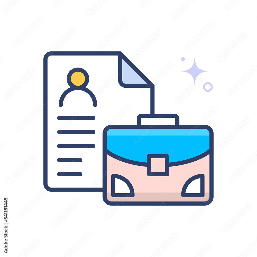 business case Vector Icon Stock Vector | Adobe Stock