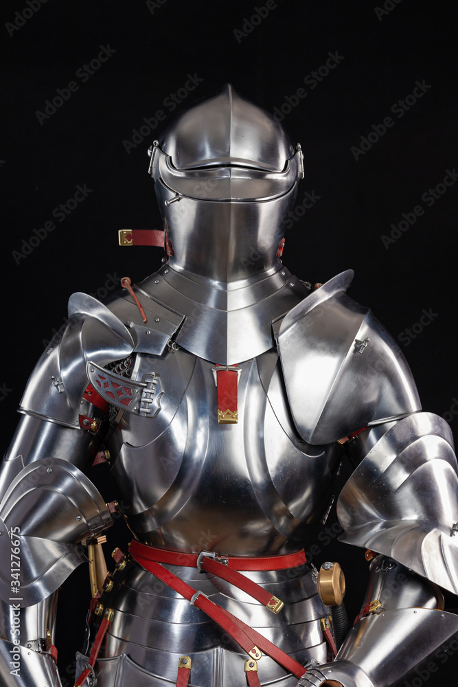 Medieval knightly armor, full set and details, made by an adult in full ...