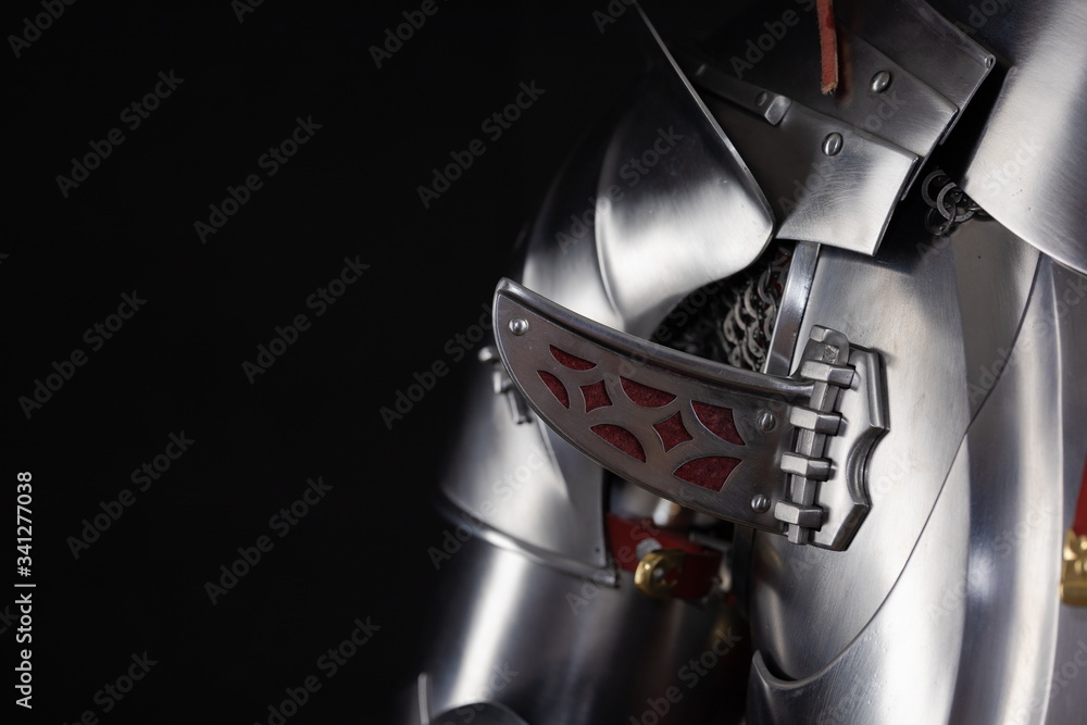 Medieval knightly armor, full set and details, made by an adult in full ...