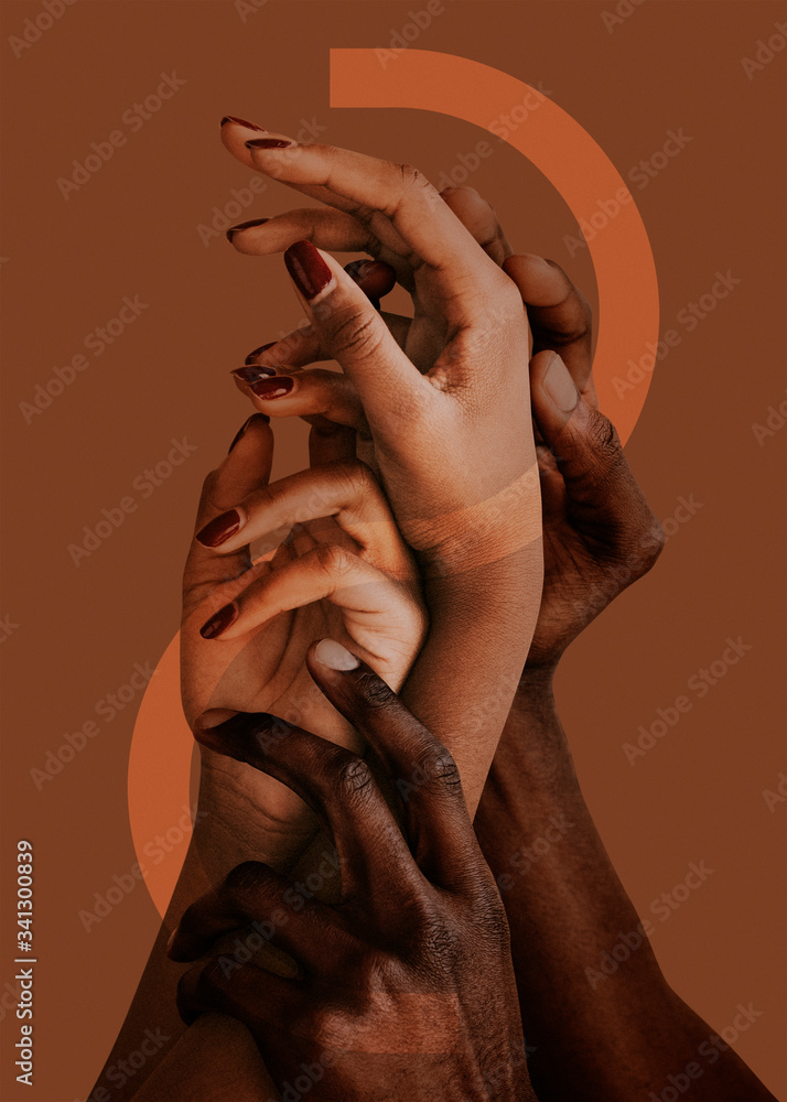 Hands grasping each other Stock Photo | Adobe Stock