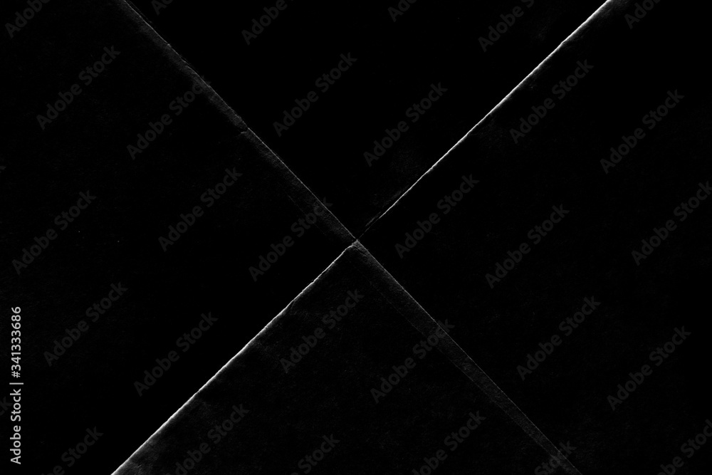 Rough Damaged Grunge Wrinkled Creased Folded Paper Cut. Authentic ...