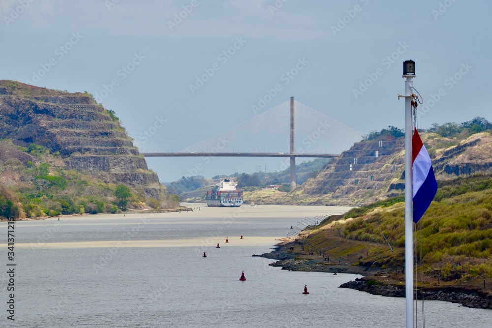 Panama Canal Culebra Cut, formerly called Gaillard Cut and Centennial ...