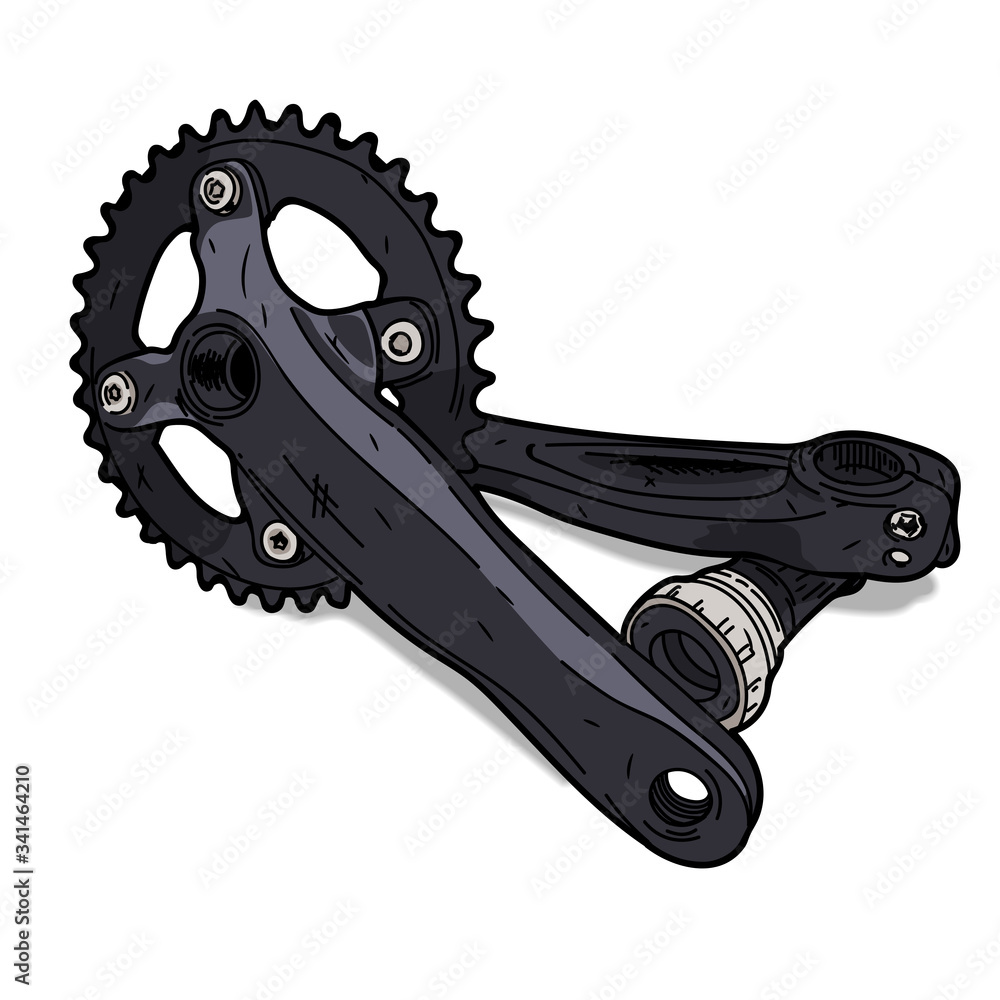 Bicycle connecting rods are steel connecting rods with an aluminium ...