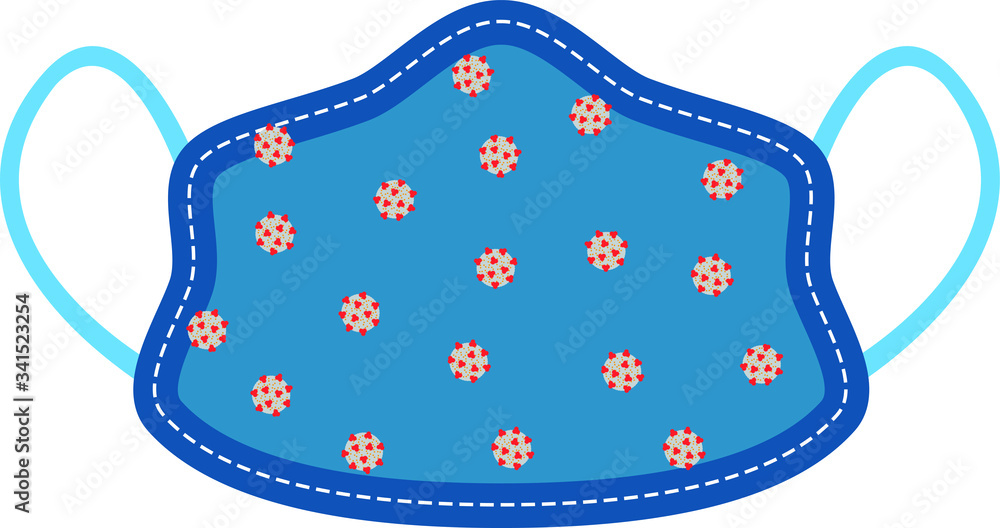 Coronavirus COVID-19 medical surgical face mask masks covering to ...