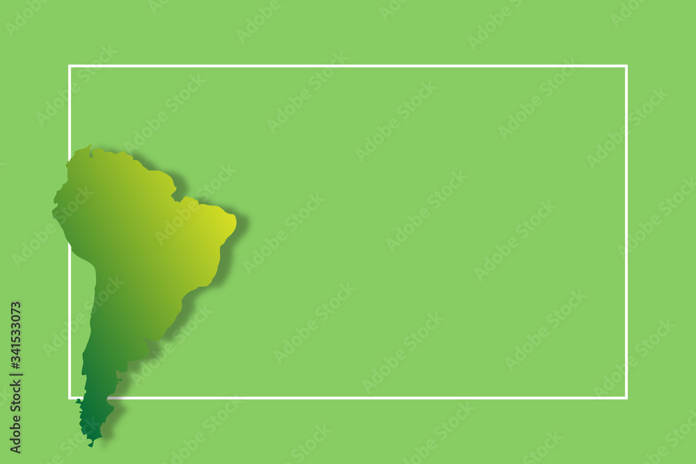 South American map with vector background template Stock Vector | Adobe ...