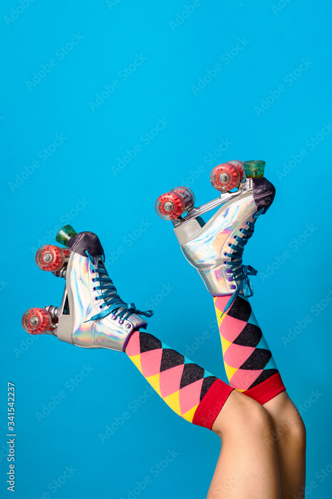 Retro roller skates Stock Photo | Adobe Stock