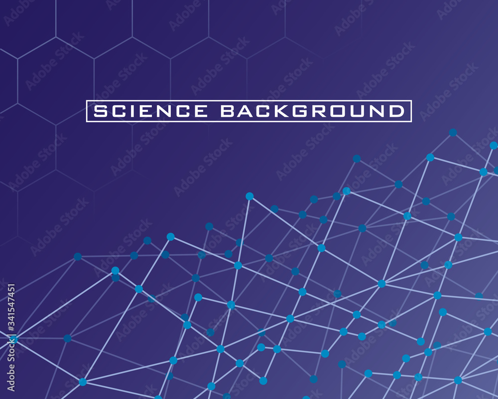 purple science background with lines structures Stock Vector | Adobe Stock