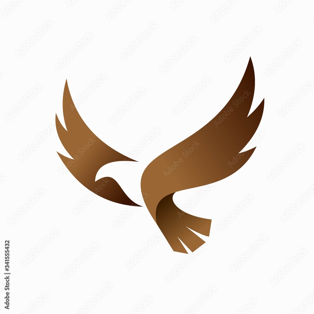 condor vector logo, bird logo design Stock Vector | Adobe Stock