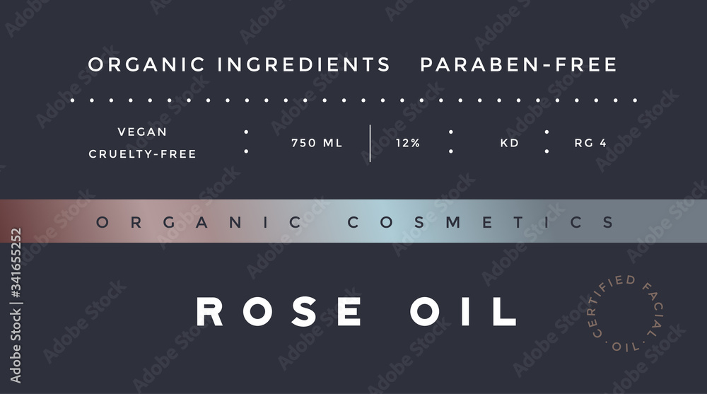 Minimal Label. Typographic modern vintage label, tag, sticker for ...