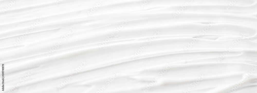 Skincare cosmetics and cream product texture or antibacterial liquid ...