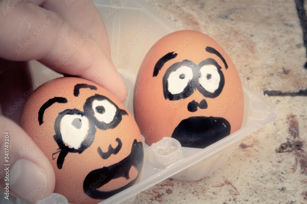 Scared Egg Faces