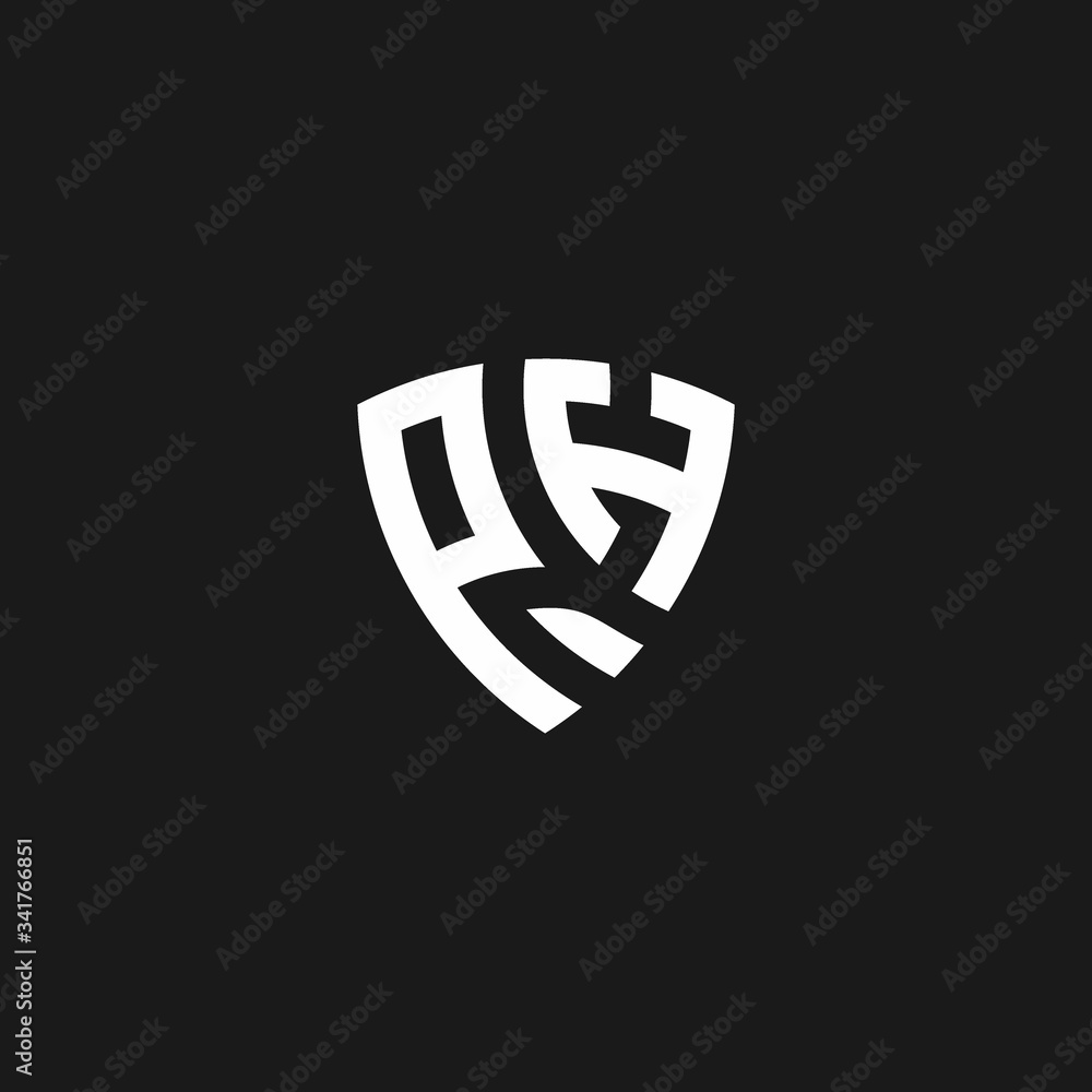 PH monogram logo with shield shape Stock Vector | Adobe Stock