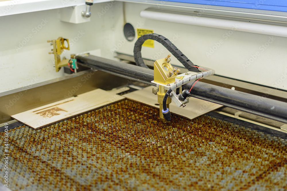 wood engraving laser burning machine, industrial laser cutter, image ...