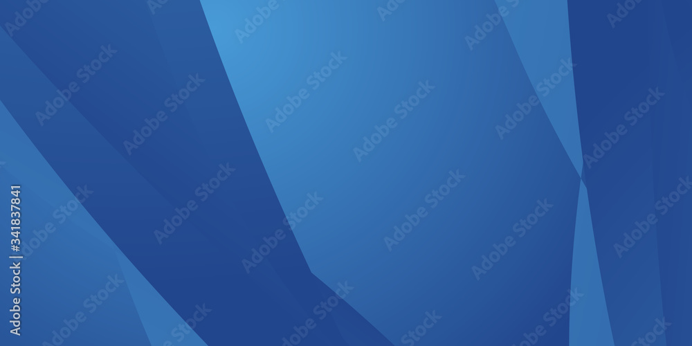 Simple blue wave curve background vector illustration lighting effect ...