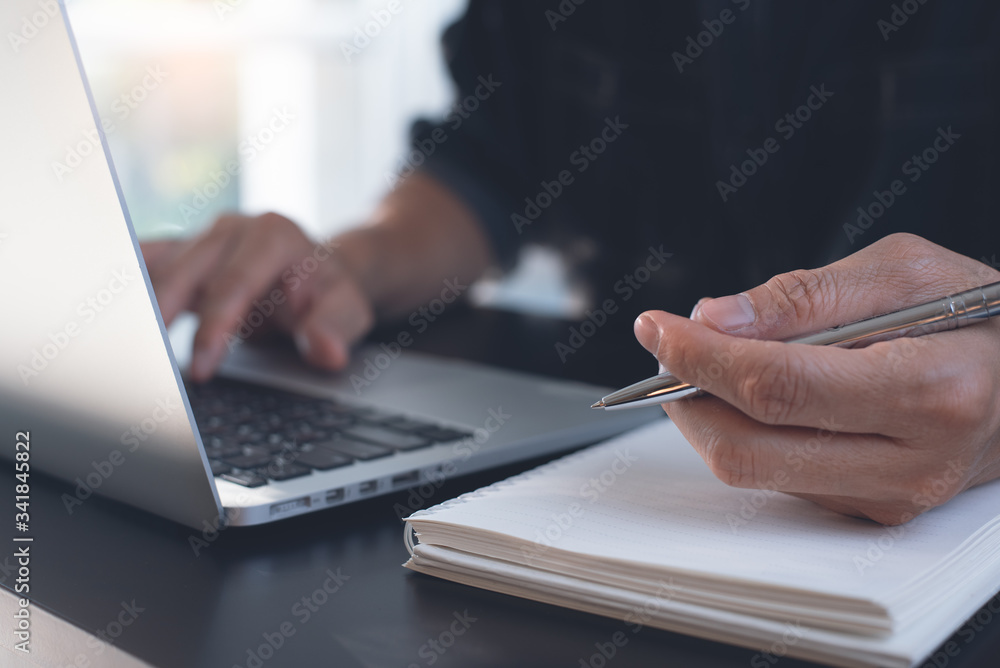 Online working from home office Stock Photo | Adobe Stock