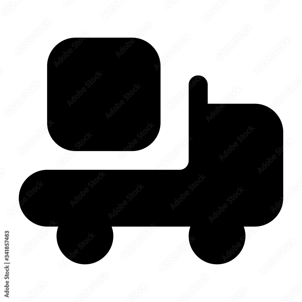 Delivery. Icon with outline style, perfect pixels and base size of ...
